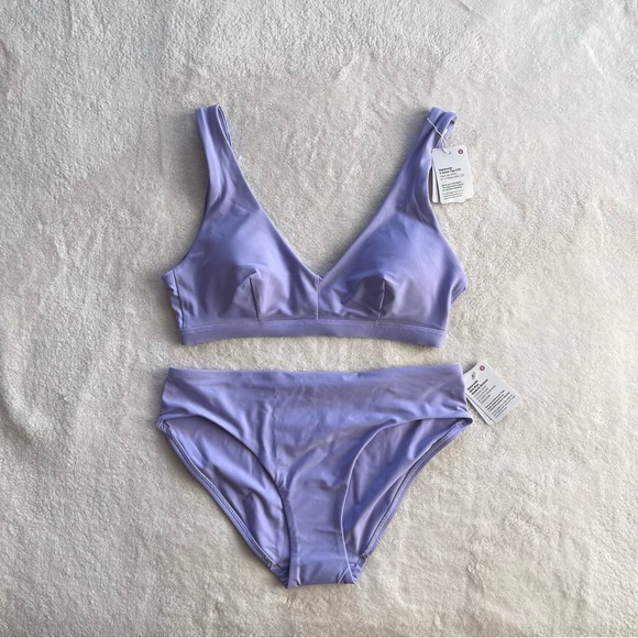 lululemon athletica | Swim | Lululemon Womens Waterside V Swim Top Cd ...